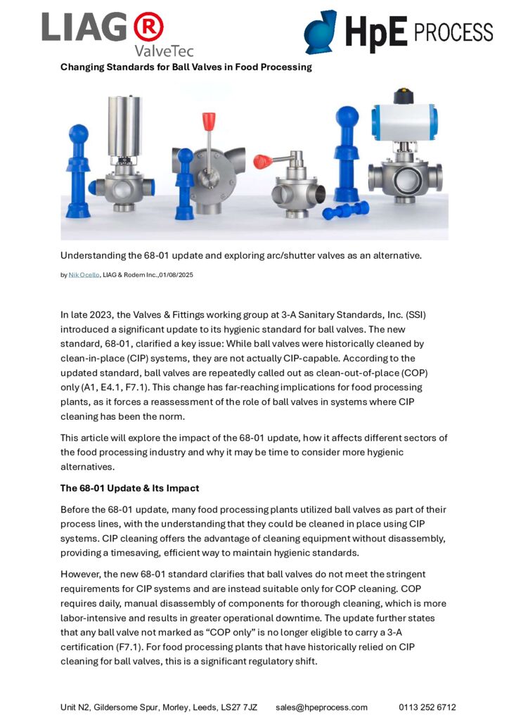 Liag New Standard 2025 - HpE Process Ltd